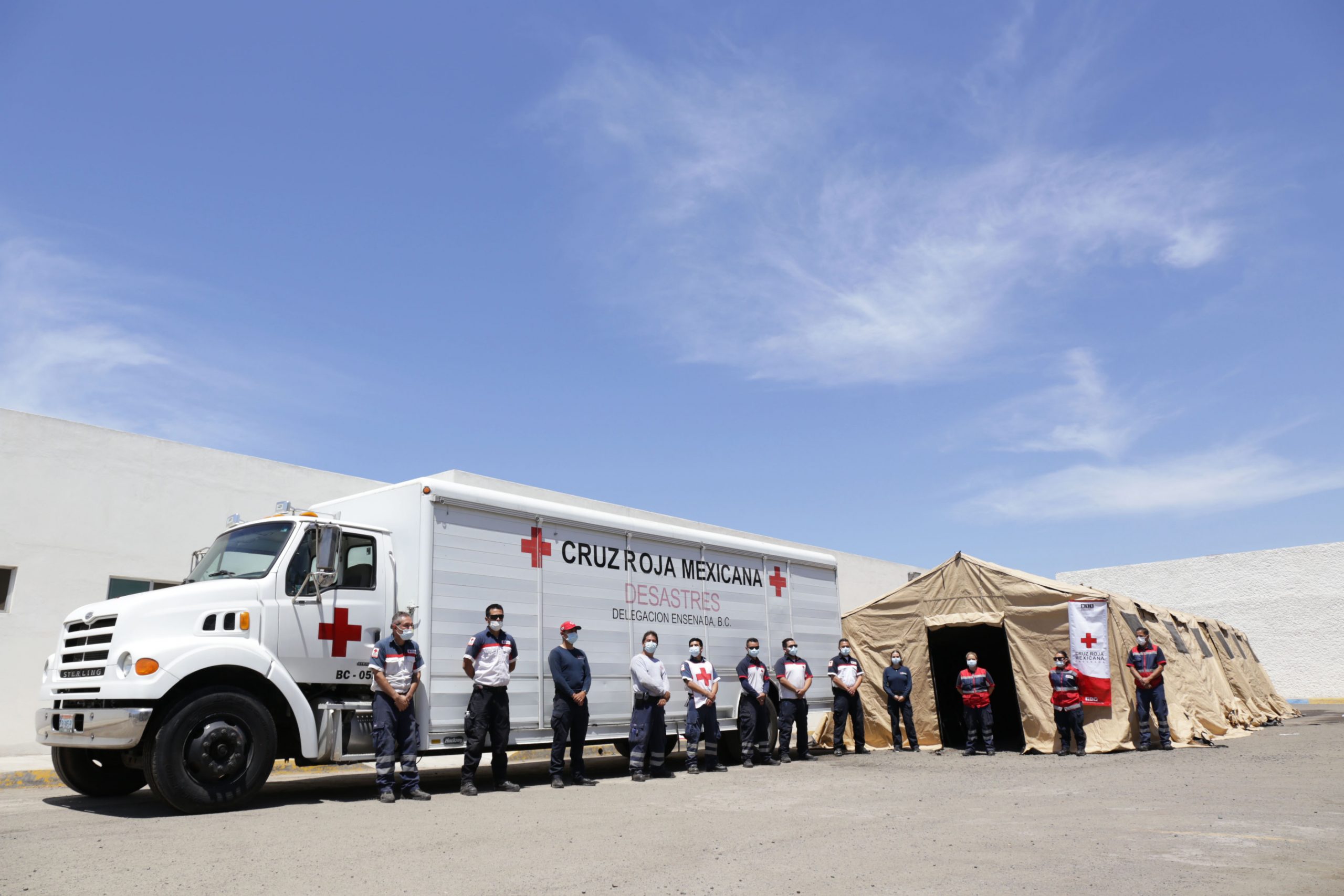Instala Cruz Roja hospital móvil para atención a pacientes de Covid-19 ...